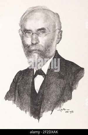 Hendrik Antoon Lorentz (1853-1928). Dutch physicist. Nobel Prize in ...