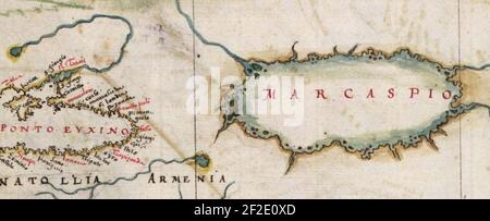 Portuguese map of Asia, 1630 Stock Photo - Alamy