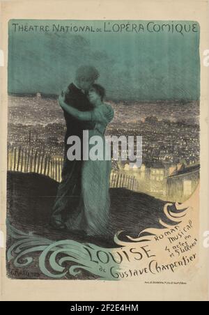 Poster Louise Opera By Charpentier Stock Photo - Alamy