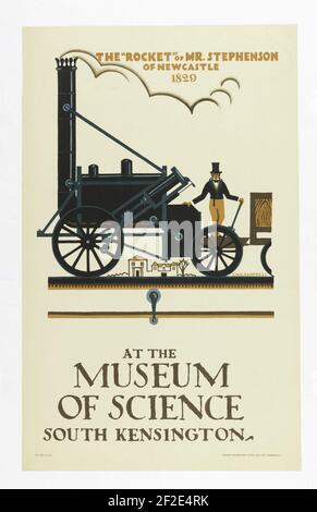 Poster, The 'Rocket'-Museum of Science, 1922 Stock Photo - Alamy