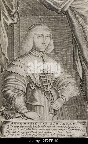 Bildnis von Anna Maria van Schurmann Stock Photo - Alamy