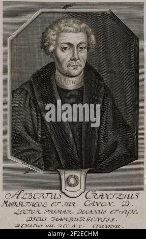 Bildnis von Albert Crantz Stock Photo - Alamy