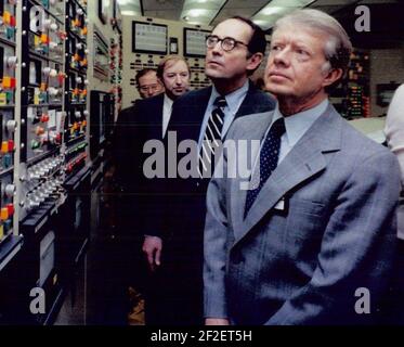 President Carter in the TMI-2 Control Room Stock Photo - Alamy
