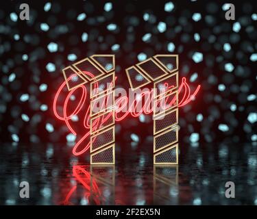 11 gold number eleven 3d illustration render Stock Photo - Alamy