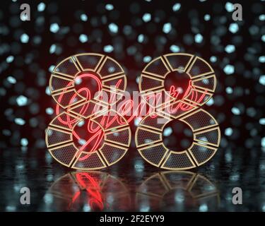 number 88 (number eighty-eight) perforated with small holes on the ...