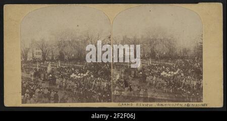 President Lincoln's second inauguration, March 1865. , Grand review ...