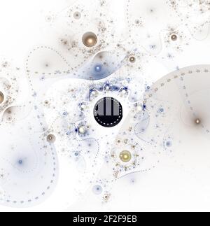Surreal graphic fractal background. Creative design elements artwork ...