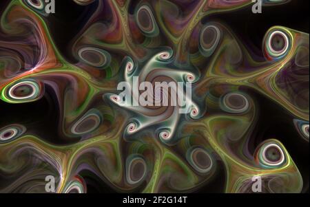 Abstract zoomed triangle cells background, image. Geometric, organic ...