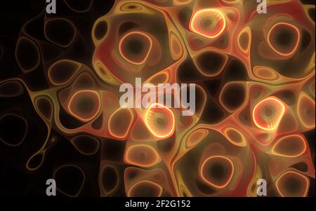 Abstract zoomed triangle cells background, image. Geometric, organic ...