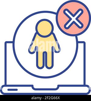 hacking, unauthorized access line icon Stock Vector Image & Art - Alamy