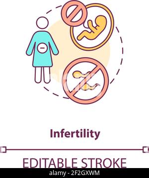 Male infertility concept icon Stock Vector Image & Art - Alamy