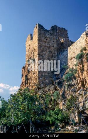 Syria - Sahyun. Saladin's Castle Stock Photo - Alamy
