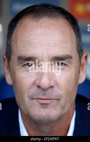 Deportivo coach Victor Fernandez during the Spanish Championship 2014/ ...
