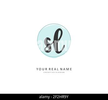 SL Signature Logo Template Stock Vector Image & Art - Alamy