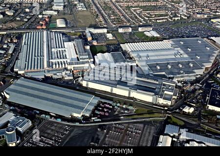 The BMW Mini plant in Oxford uk shot from the air Stock Photo - Alamy