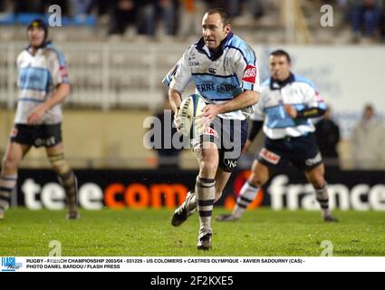 RUGBY - FRENCH CHAMPIONSHIP 2003/04 - 031229 - US COLOMIERS v CASTRES ...