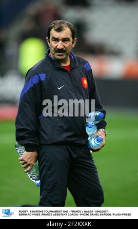 RUGBY - 6 NATIONS TOURNAMENT 2007 - FRANCE v WALES - 24/02/2007 - MIKE ...