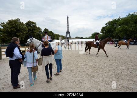 Illustration general view of Longines Paris Eiffel Jumping with the ...