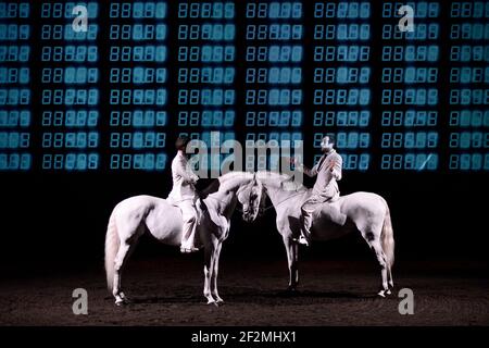 Manolo and Bertrand Bossard, the Centaur Theater play their roles of ...