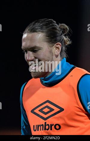 Sam Gallagher #9 of Blackburn Rovers before the game Stock Photo - Alamy