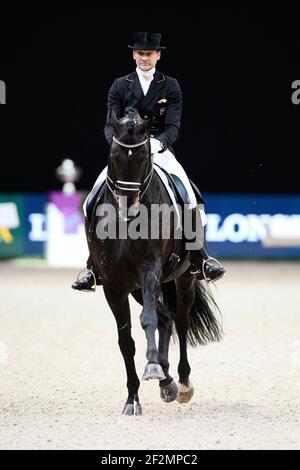 Edward GAL riding on Glock's Voice during the Dressage Grand Prix ...