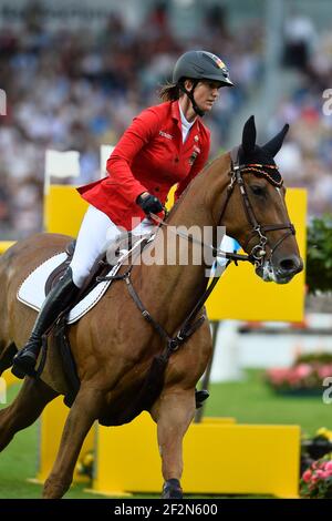 Simone Blum riding Dsp Alice during the 2019 Longines FEI Jumping ...