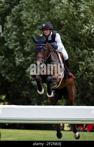 Michael Jung of Germany with Fischerchipmunk Frh during the first horse ...