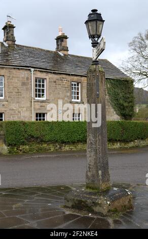 Road sign for Derbyshire Dales on A515. Peak District National Park ...
