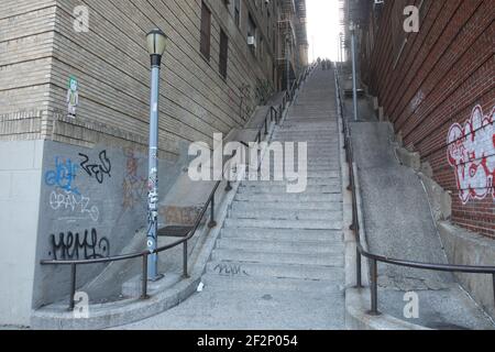 The ‘Joker Stairs’ in the Bronx Stock Photo - Alamy
