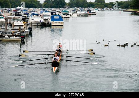 Rowing crew, Diversey Harbor, Chicago, Illinois Stock Photo - Alamy