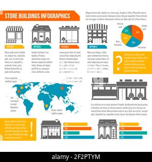 Grocery store infographic chart design template Stock Vector Image ...