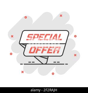 Today offer icon cartoon vector. Sale tag. Super price Stock Vector ...