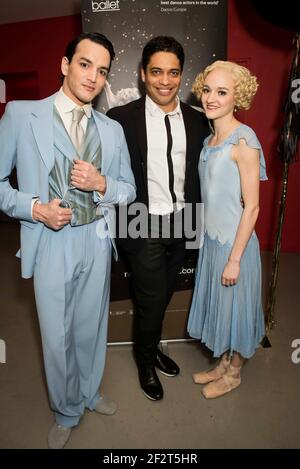Piers Linney and Northern Ballet Dancers Dreda Blow and Javier Torres ...