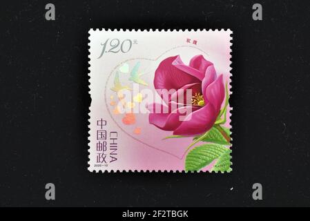 CHINA - CIRCA 2020: A stamps printed in China shows 2020-12 Chinese ...