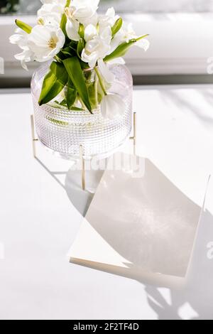 Brown Envelop flat lay for wedding, birthday, business invitation ...