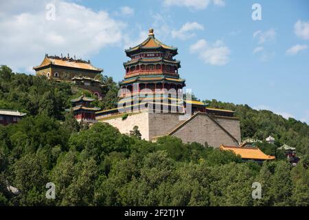 A stunning emperor temple in the rain forests Stock Photo - Alamy