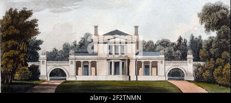 semi house illustration Stock Photo - Alamy