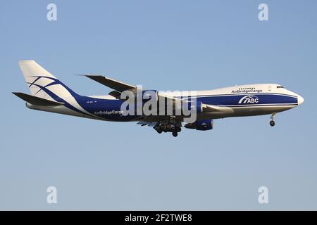 Russian AirBridgeCargo Boeing 747-200F with registration VP-BIJ on ...