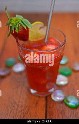 The tequila drink served in glasses with lime and salt Stock Photo - Alamy
