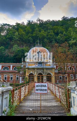 Neptune Baths abandoned in Baile Herculane Romania Stock Photo - Alamy
