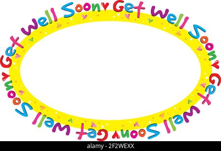 get well soon border Stock Vector Image & Art - Alamy