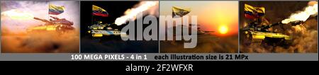 Ecuador army concept - 4 high detail pictures of tank with fictive ...