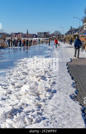 Frozen floodplains in the Netherlands during winter Stock Photo - Alamy