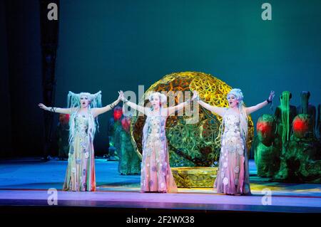 the Rhinemaidens in DAS RHEINGOLD by Wagner at the The Royal Opera ...