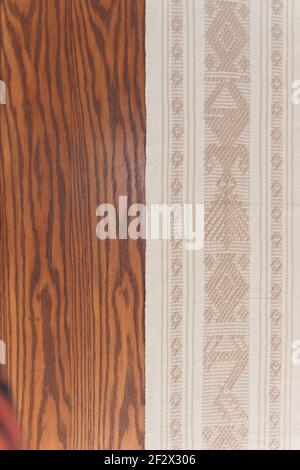 Photograph of an abstract traditional mexican textile texture or ...