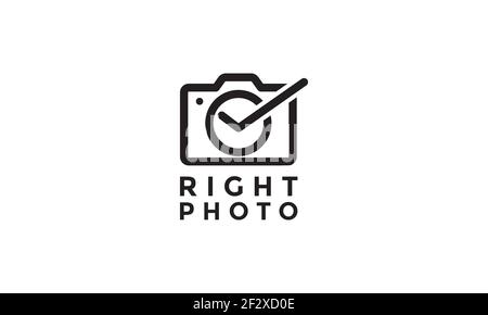 Check camera logo icon design Vector isolated Stock Vector Image & Art ...