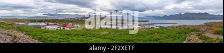 View of Djupivogur village on Iceland Stock Photo - Alamy