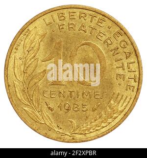 Coin of 10 centimes in bronze of nickel of the IIIrd Republic, 1924 ...