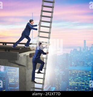 Business unethical competition concept with businessmen Stock Photo - Alamy