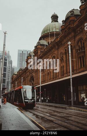 Queen Victoria Building (QVB) at Night, Sydney, New South Wales (NSW ...